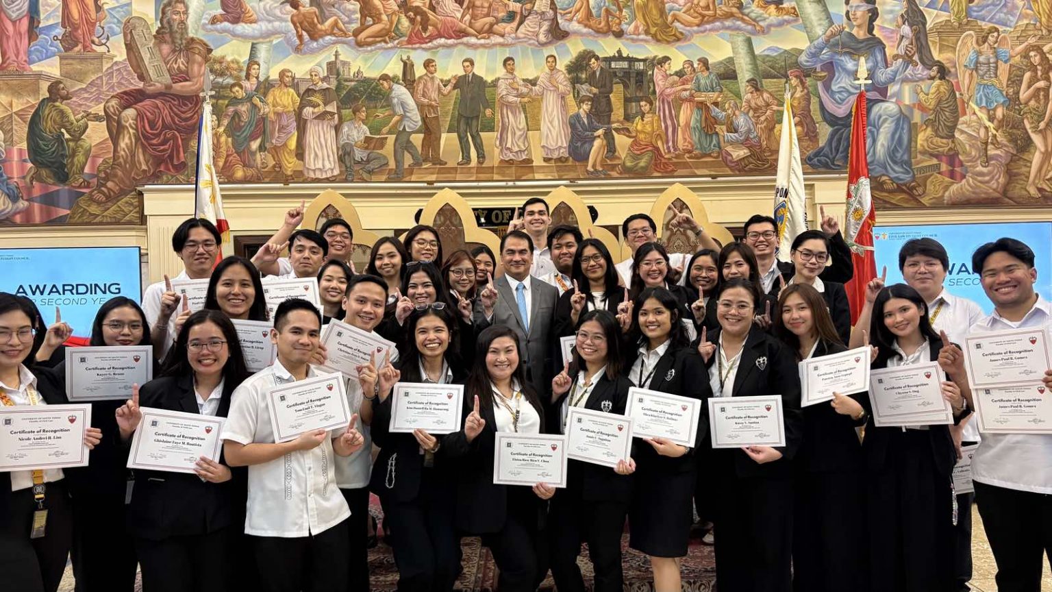 Awarding of Dean's Listers for A.Y. 2023-2024 | UST Civil Law