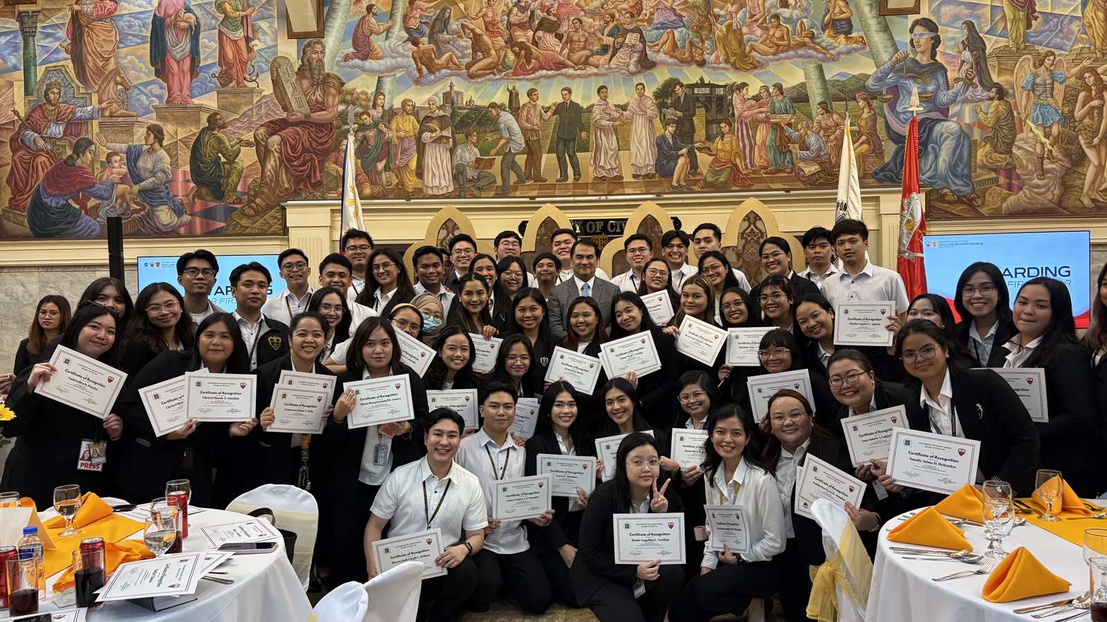 Awarding of Dean's Listers for A.Y. 2023-2024 | UST Civil Law